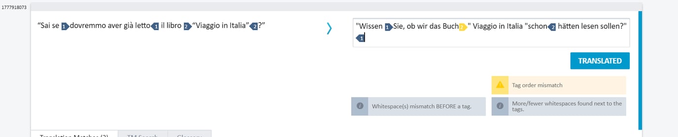 Fixing tag errors and tag issues